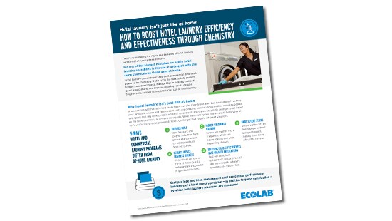 Ecolab Laundry Program | Ecolab